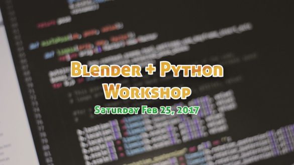 Workshop for Blender + Python Scripting – Moo-Ack! Productions
